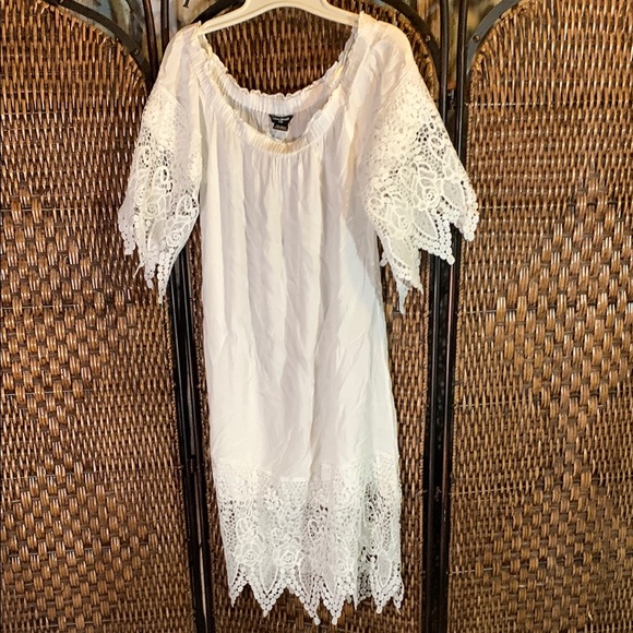 lilah grace | Dresses | Vintage Lilah Grace Lace Trimmed Dress Size Sm ...